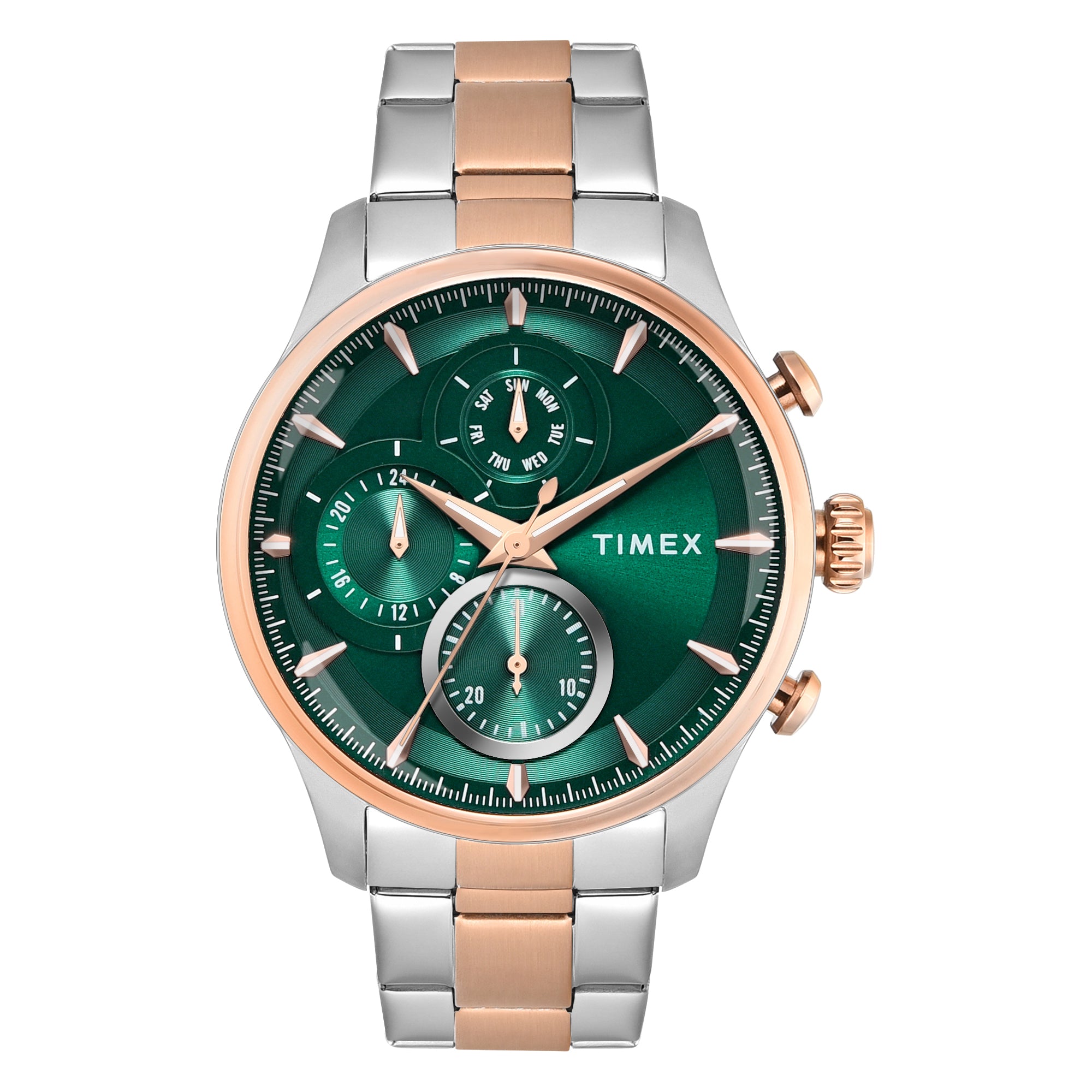 TIMEX Green Round Dial Analog Men's Watch - TWEG28102